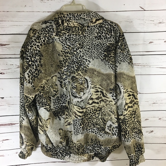 Fuda International | Jackets & Coats | Fuda International 0 Silk Animal ...
